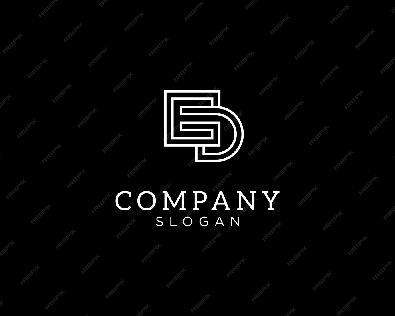 Premium Vector | Modern minimalist letter ed or de initial logo Premium Vector | Modern minimalist letter ed or de initial logo