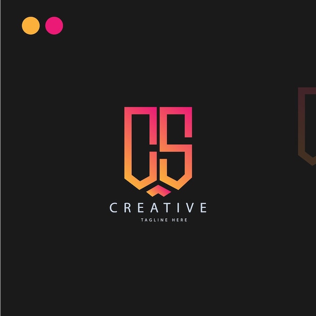 Premium Vector | Modern monogram initial letter cs logo design template Premium Vector | Modern monogram initial letter cs logo design template