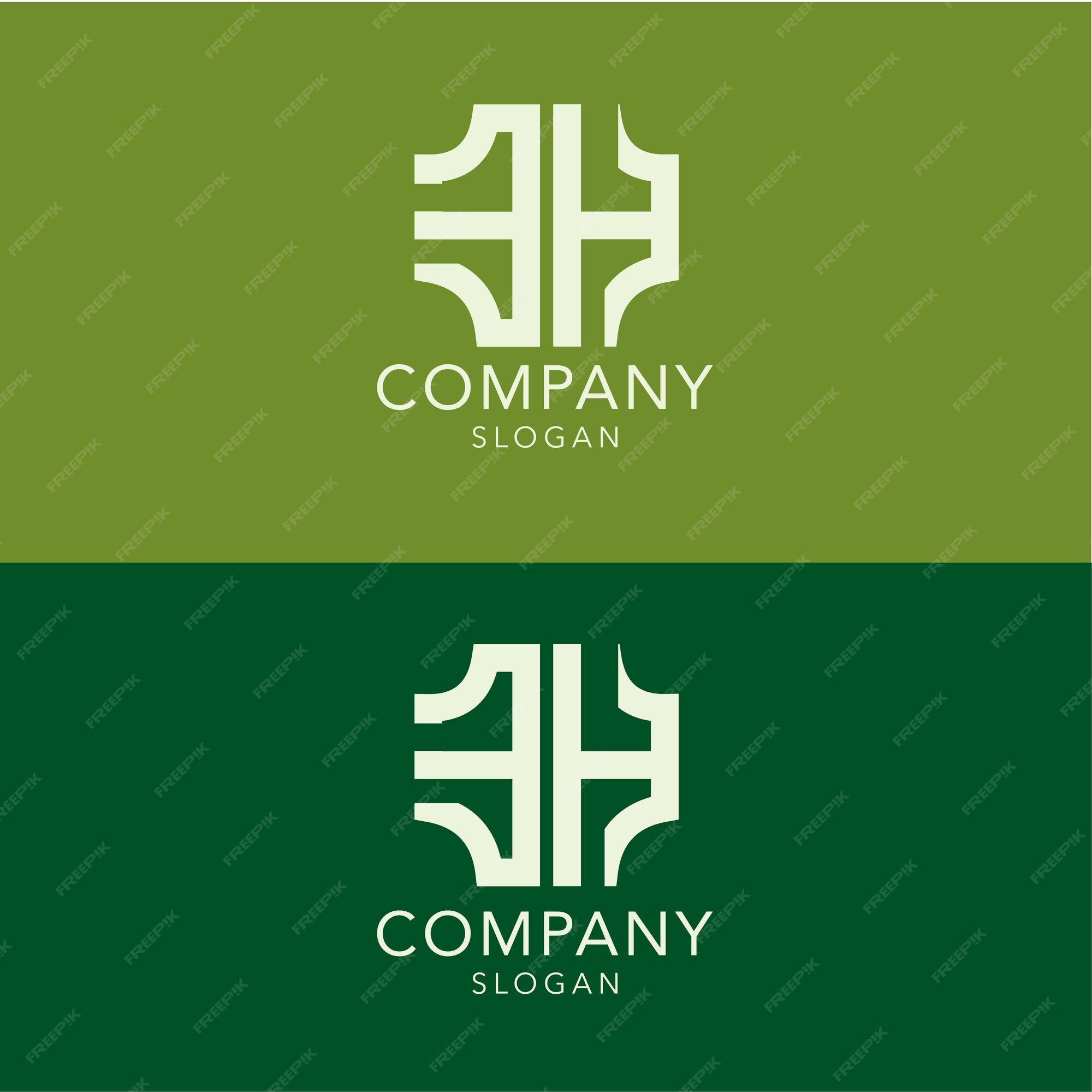 Premium Vector | Modern monogram initial letter eh logo template Premium Vector | Modern monogram initial letter eh logo template