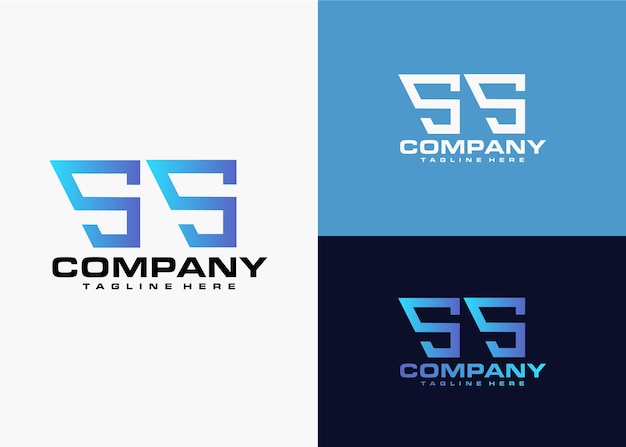 Premium Vector | Modern monogram initial letter ss logo design template Premium Vector | Modern monogram initial letter ss logo design template