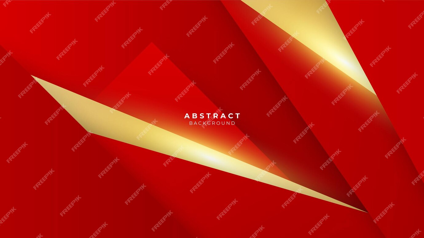 Premium Vector | Modern red and gold luxury abstract background Premium Vector | Modern red and gold luxury abstract background