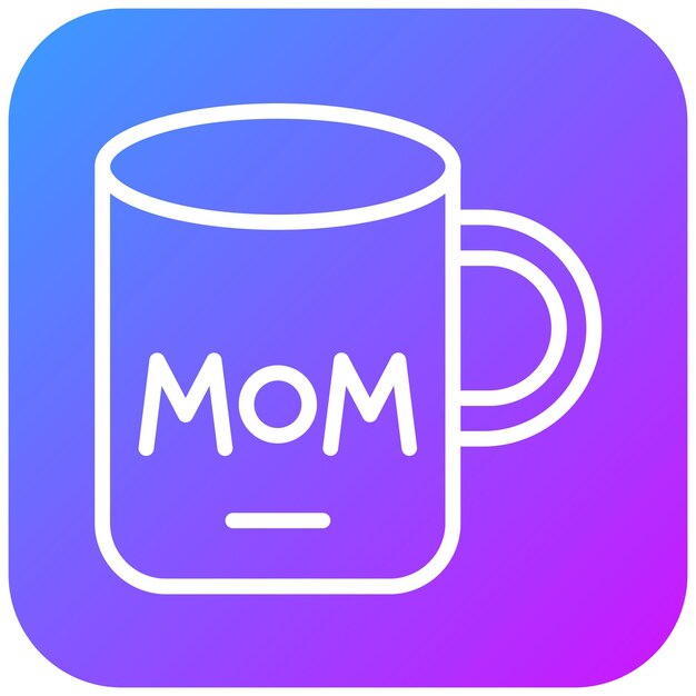 Premium Vector Mom Mug Vector Illustration