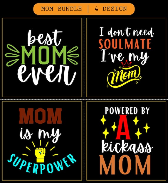 Premium Vector Mom Svg Bundle Mom Svg Files Ts For Mom Best Mom