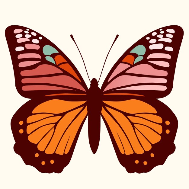 Premium Vector | Monarch butterfly vector endless creativity Premium Vector | Monarch butterfly vector endless creativity