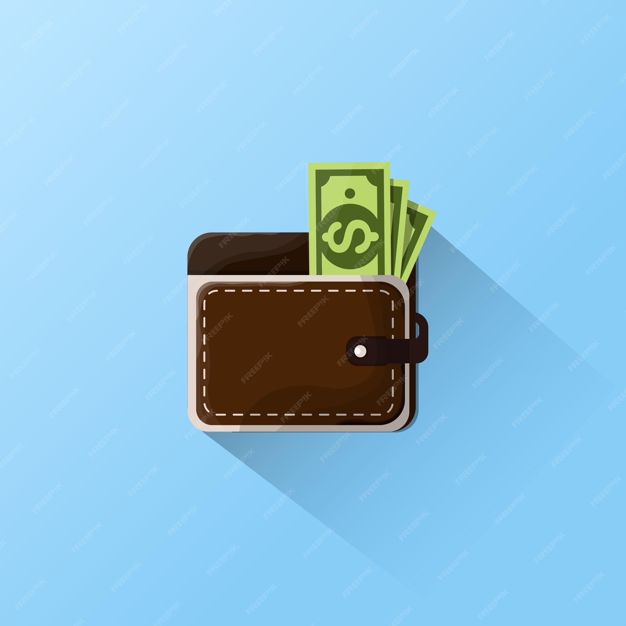 Premium Vector | Money wallet vector art Premium Vector | Money wallet vector art
