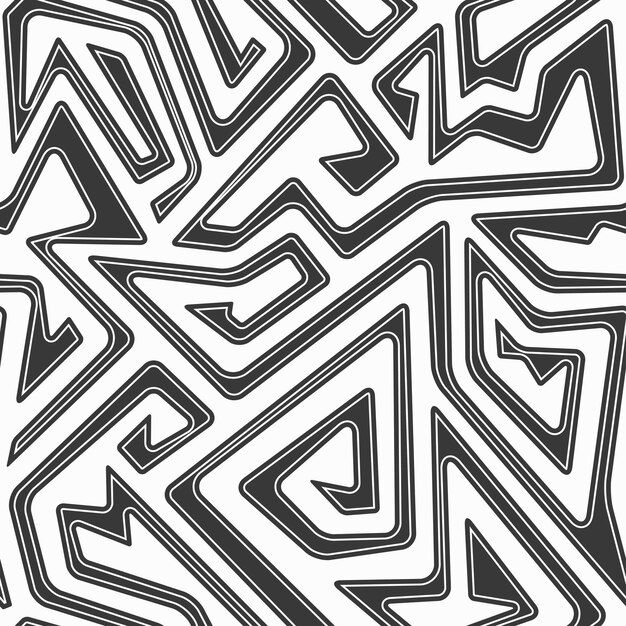 Premium Vector | Monochrome maze seamless pattern Premium Vector | Monochrome maze seamless pattern