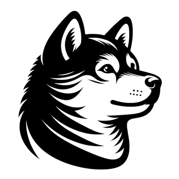 Premium Vector | Monochrome muzzle elegance in dog logo design Premium Vector | Monochrome muzzle elegance in dog logo design