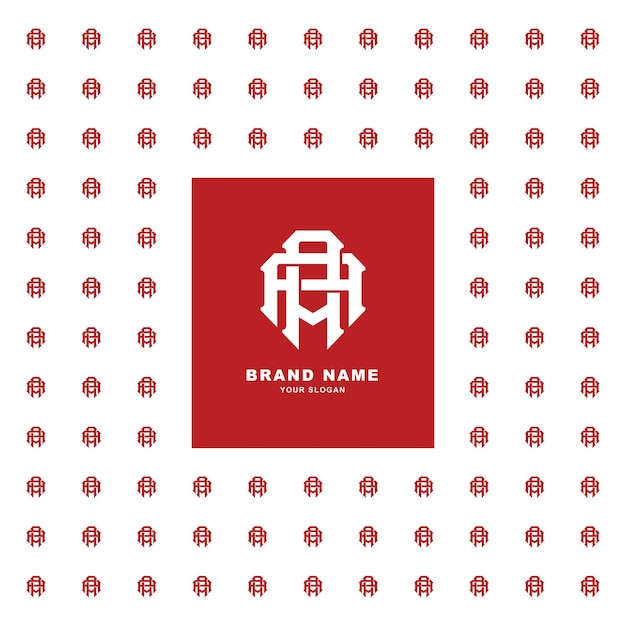 Premium Vector Monogram A Or Aa Letters Template Logo Initial Pattern Design For Clothing