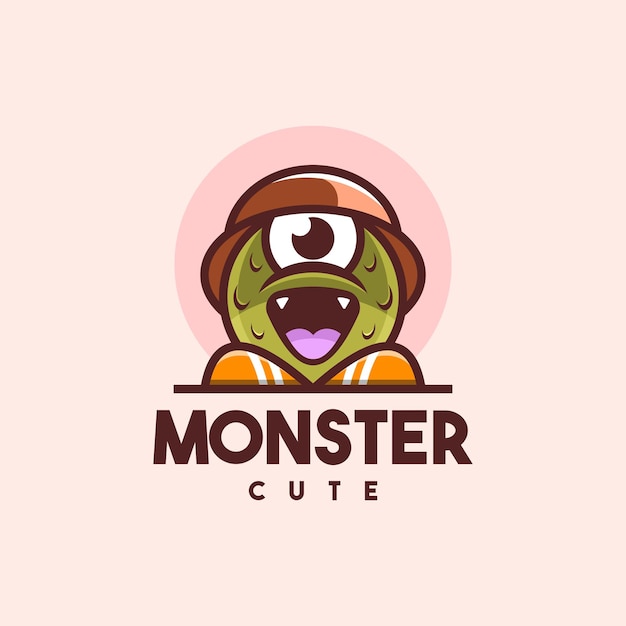 Premium Vector | Monster mascot character logo vector Premium Vector | Monster mascot character logo vector