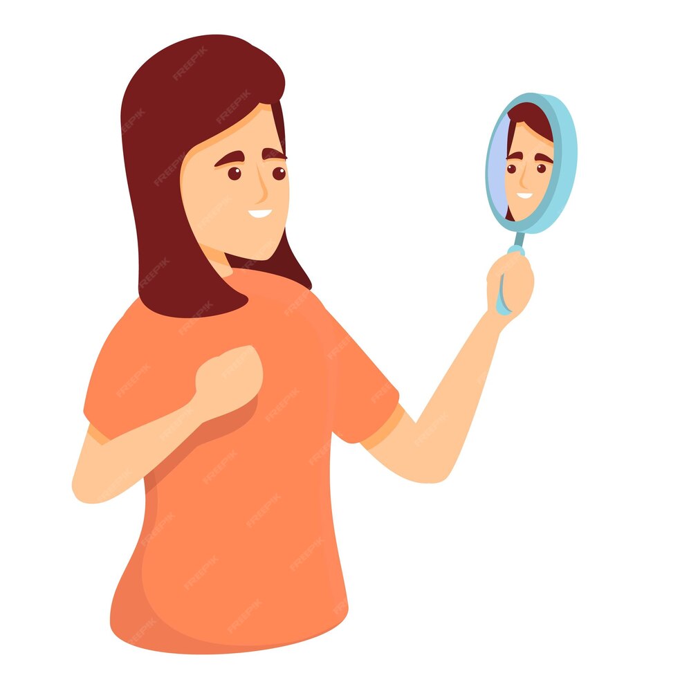 Premium Vector | Morning mirror narcissism icon cartoon of morning ... Premium Vector | Morning mirror narcissism icon cartoon of morning ...