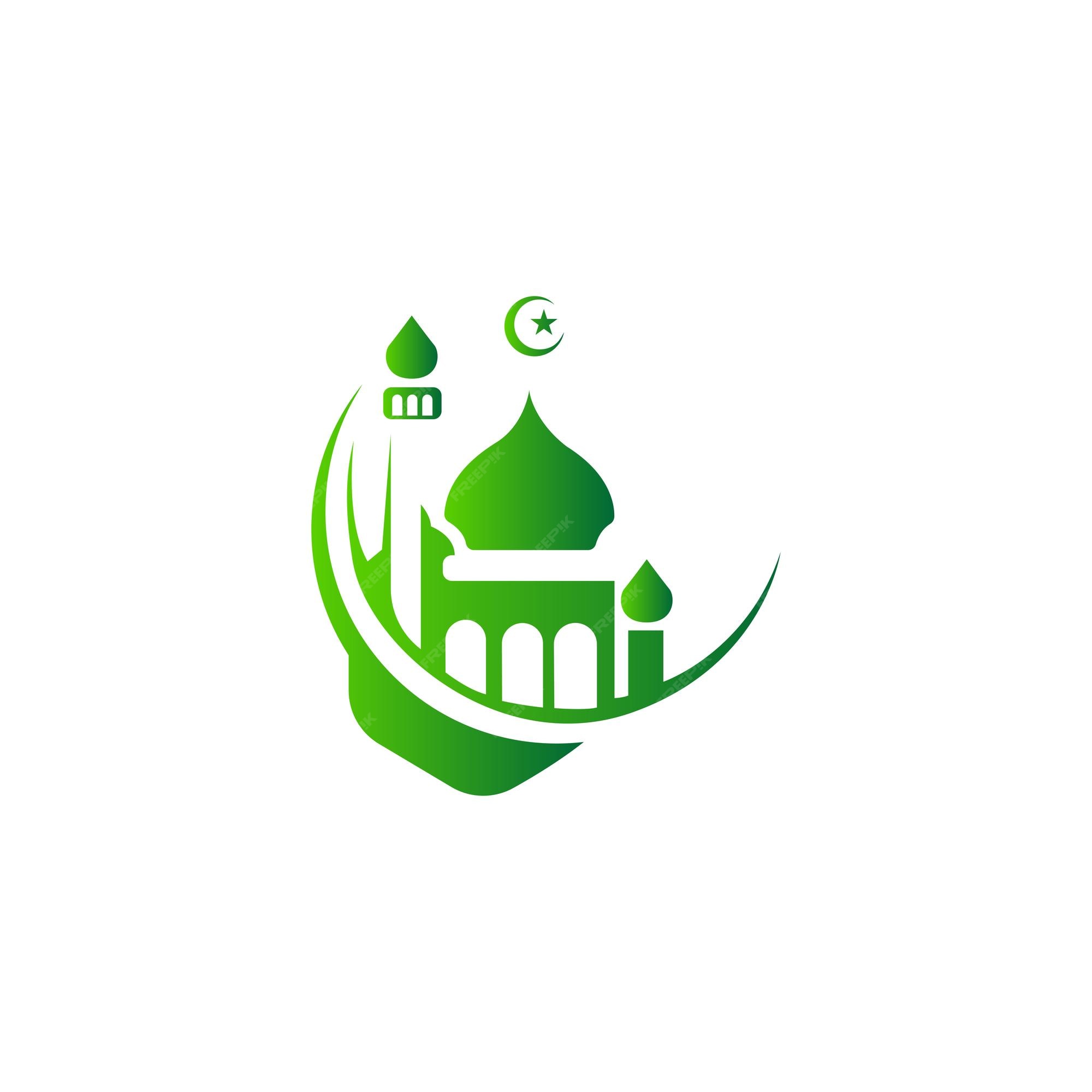 Premium Vector | Mosque logo template design vector Premium Vector | Mosque logo template design vector