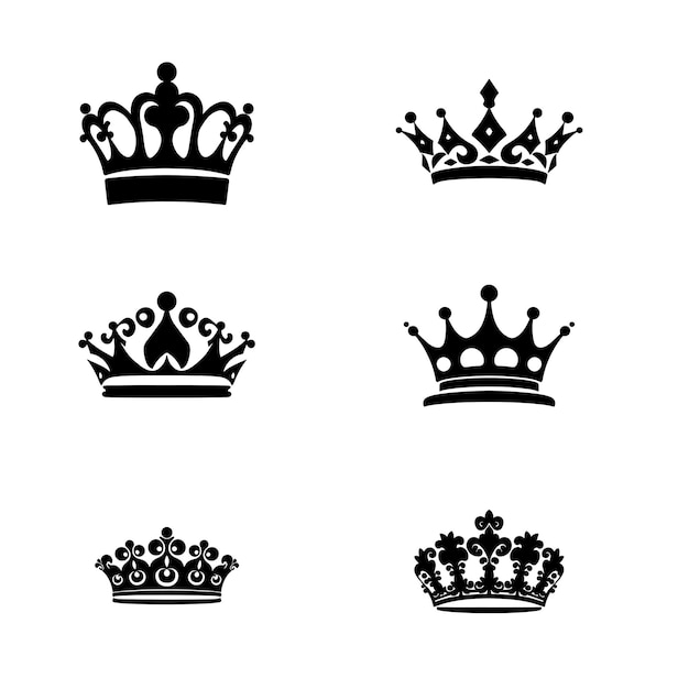 Premium Vector | Most popular black silhouette Premium Vector | Most popular black silhouette