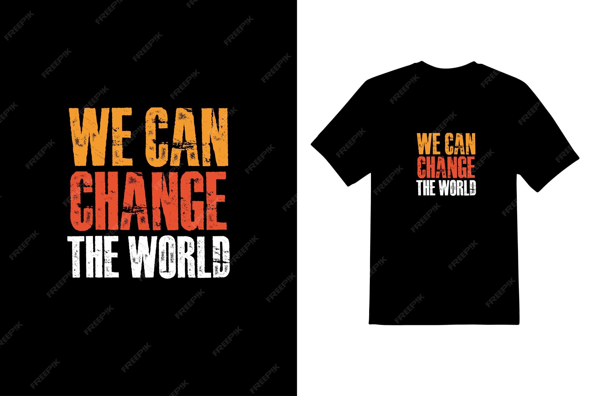 Premium Vector Motivational Quote Type T Shirt Design Template