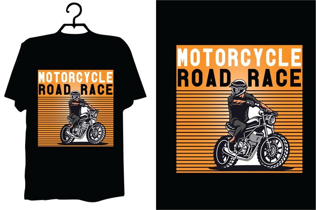 Premium Vector Motorcycle T Shirt Design Vector