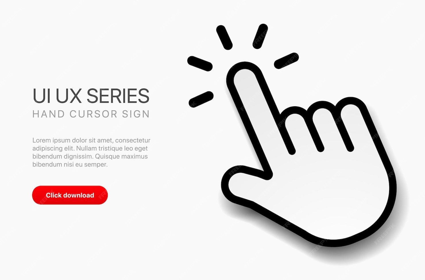 Premium Vector | Mouse click cursor. Hand Cursor. Click icon. Mouse pointer. Arrow cursor ...