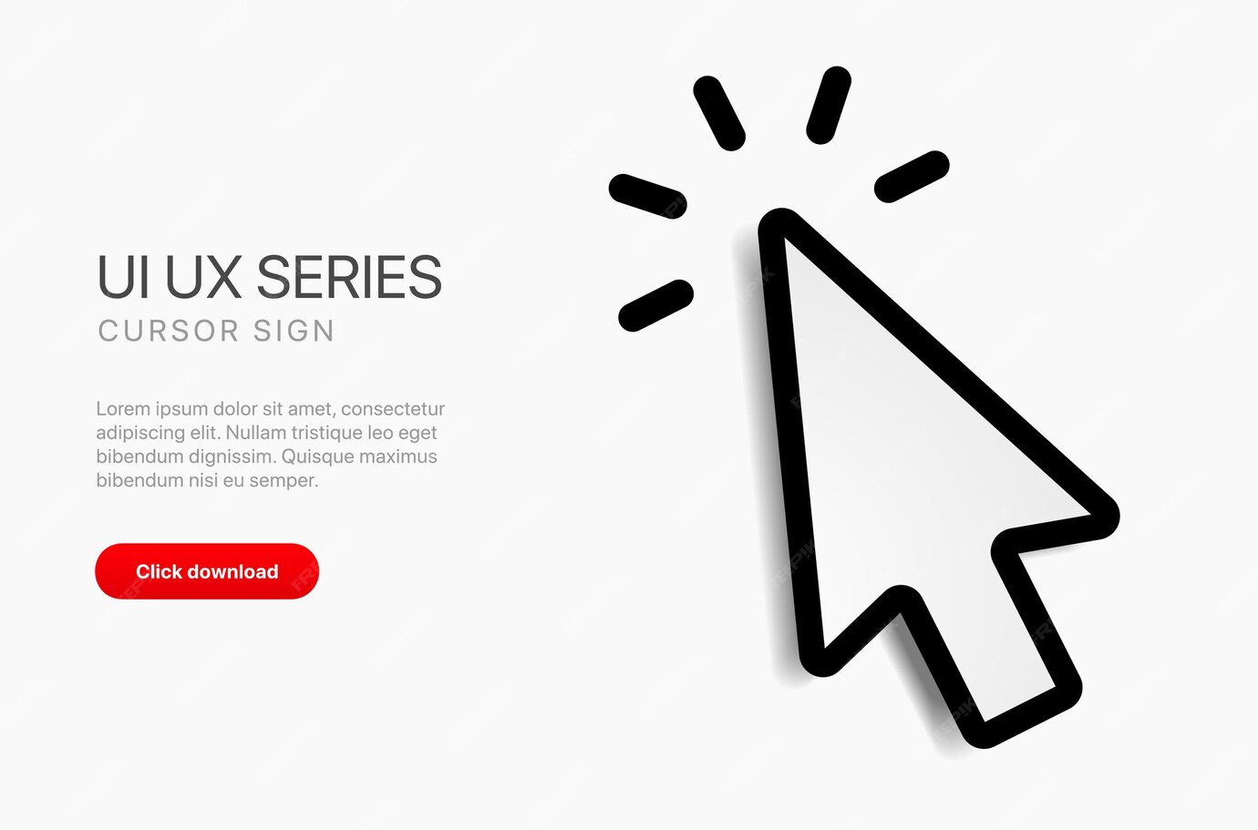 Premium Vector | Mouse click cursor. hand cursor. click icon. mouse pointer. arrow cursor ...