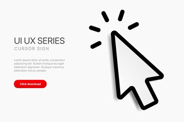 Premium Vector | Mouse click cursor. hand cursor. click icon. mouse pointer. arrow cursor ...