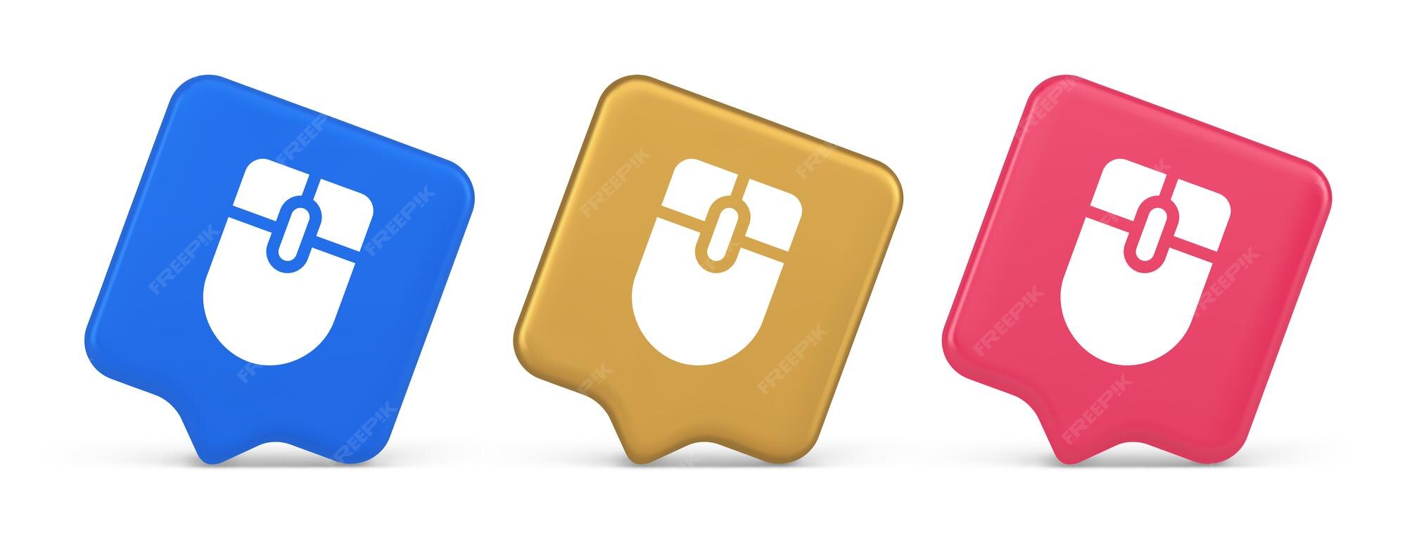 Premium Vector Mouse Computer Scrolling Device Cursor Button Click Control Cyberspace