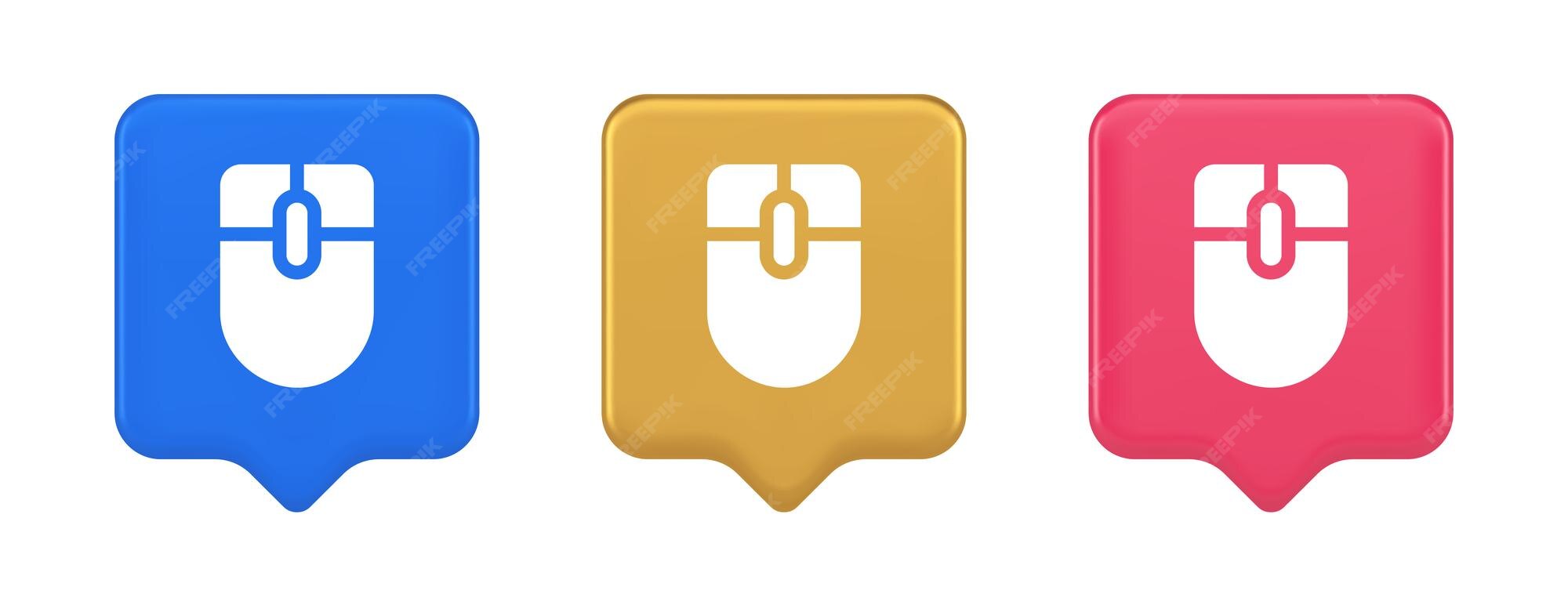 Premium Vector Mouse Computer Scrolling Device Cursor Button Click Control Cyberspace