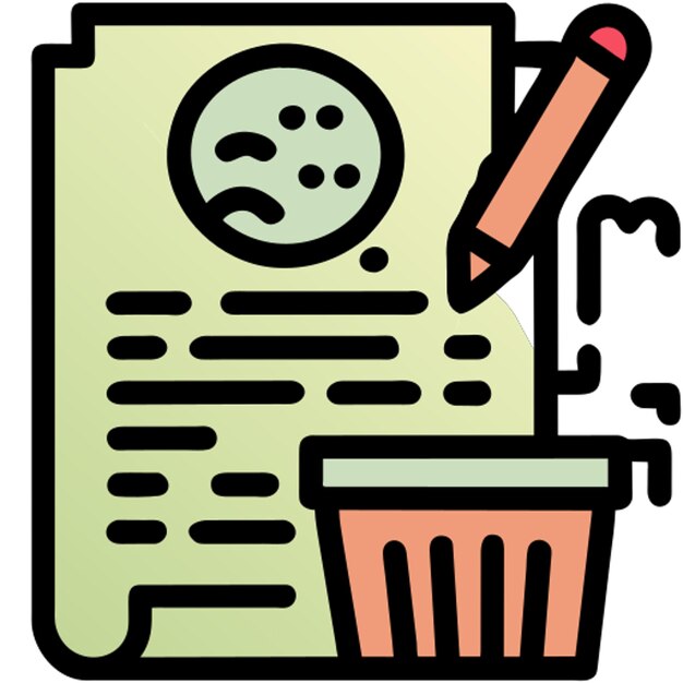 Premium Vector | Movie script icon colored outline Premium Vector | Movie script icon colored outline
