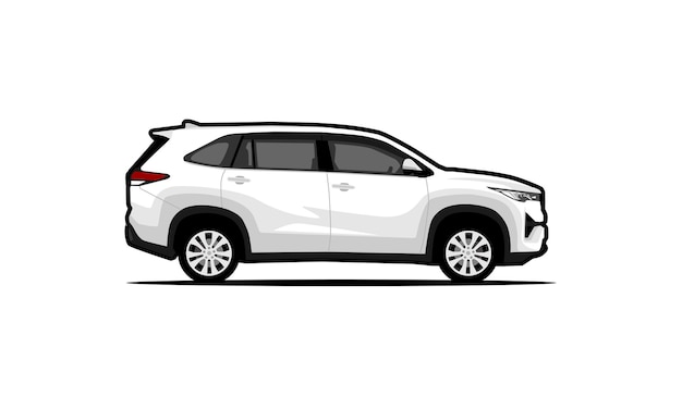 Premium Vector | Mpv premium car view side vector Premium Vector | Mpv premium car view side vector