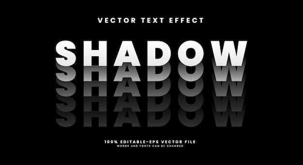 Premium Vector | Multiple shadow editable vector text style effect Premium Vector | Multiple shadow editable vector text style effect