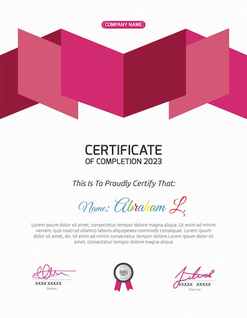 Premium Vector | Multipurpose Certificate vector template Premium Vector | Multipurpose Certificate vector template