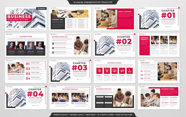 Premium Vector | Multipurpose presentation slide layout template ... Premium Vector | Multipurpose presentation slide layout template ...