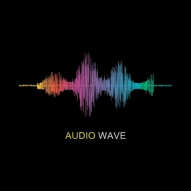 Premium Vector | Music audio sound equalizer color wave Premium Vector | Music audio sound equalizer color wave