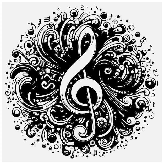 Music notes vector icon musical swirl pattern stock illustration ... Music notes vector icon musical swirl pattern stock illustration ...