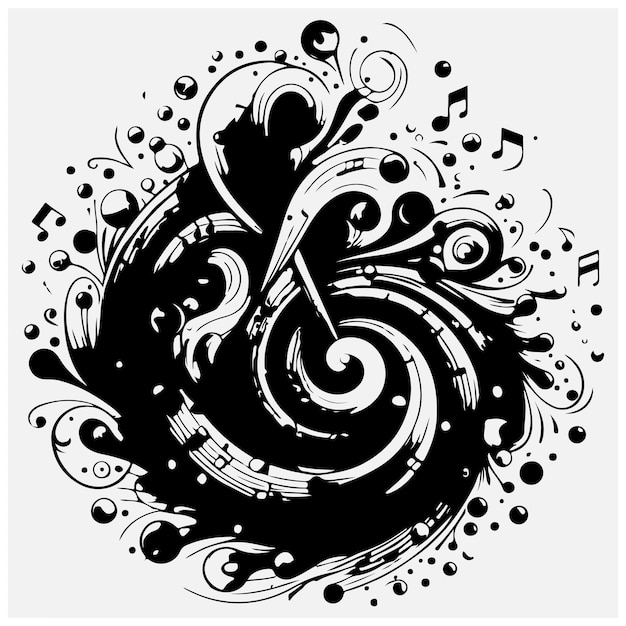 Music notes vector icon musical swirl pattern stock illustration ... Music notes vector icon musical swirl pattern stock illustration ...
