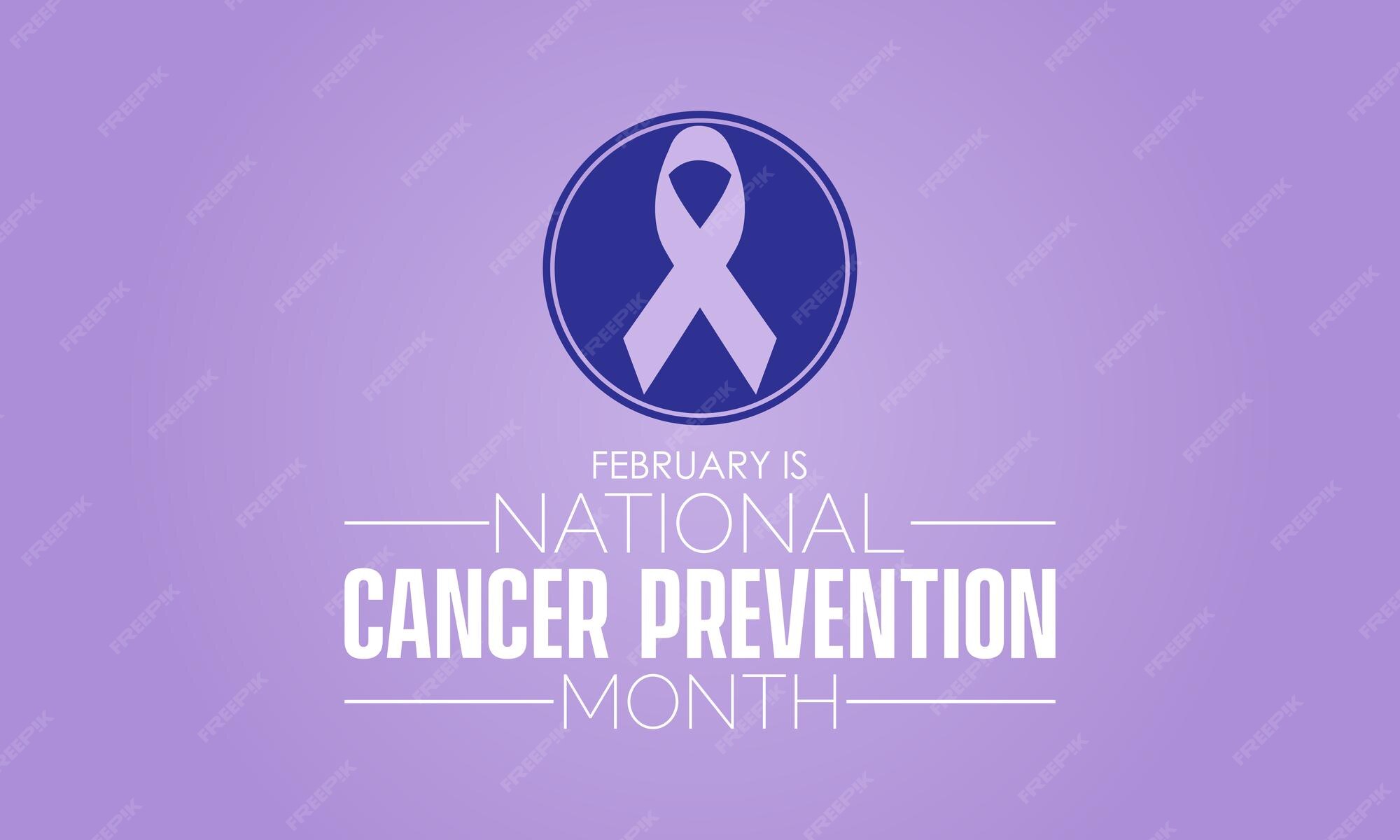 Premium Vector National Cancer Prevention Month Observed Every Year