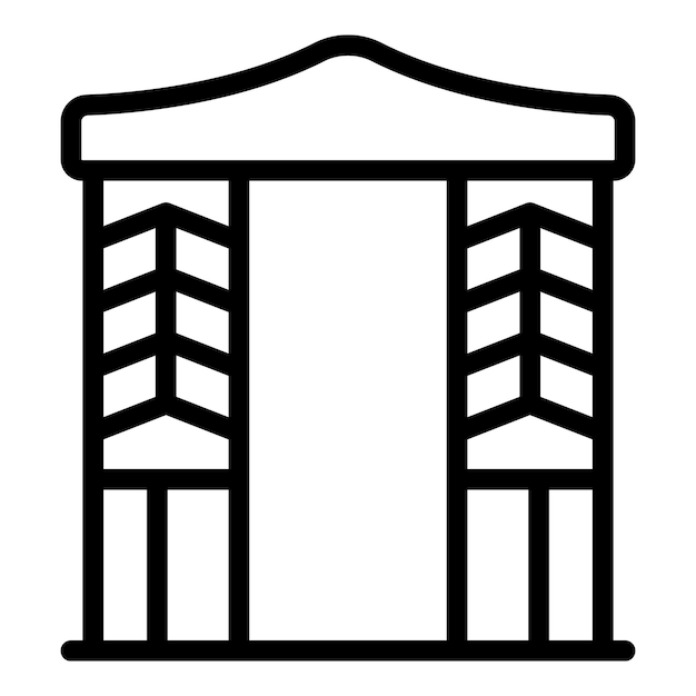 Premium Vector | Nature gazebo icon outline vector pergola house wood ... Premium Vector | Nature gazebo icon outline vector pergola house wood ...