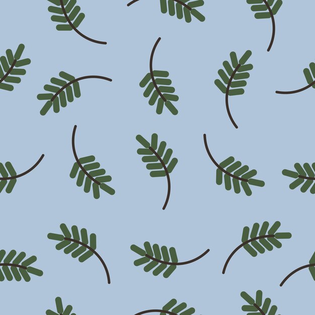 Premium Vector | Nature vector twigs seamless pattern Premium Vector | Nature vector twigs seamless pattern