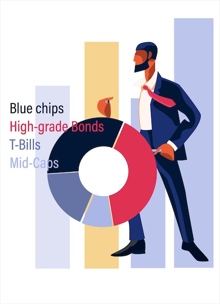 Premium Vector | Navigating the capital market concept asset allocation ... Premium Vector | Navigating the capital market concept asset allocation ...