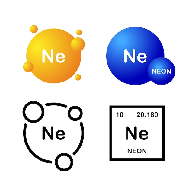 Premium Vector | Neon chemical element Ne or Neon sign in a periodic ... Premium Vector | Neon chemical element Ne or Neon sign in a periodic ...