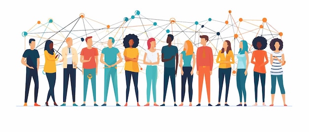 Network Teamwork Team Cooperation Concept | Premium AI-generated vector Network Teamwork Team Cooperation Concept | Premium AI-generated vector