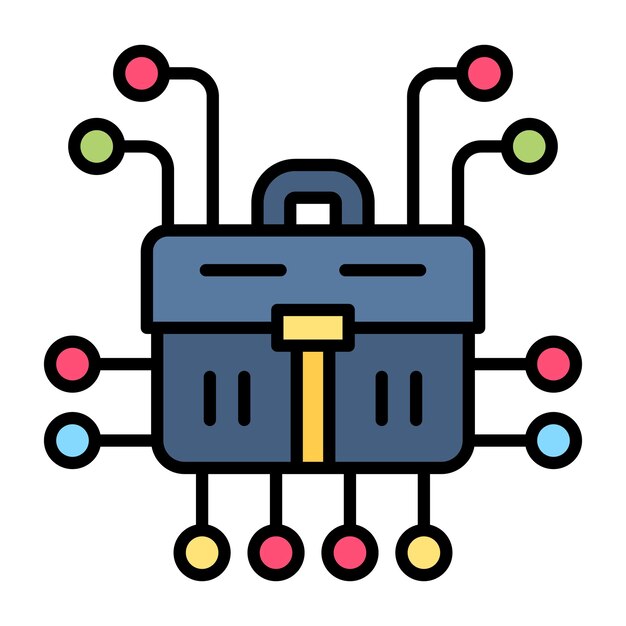 Premium Vector | Networking flat illustration Premium Vector | Networking flat illustration