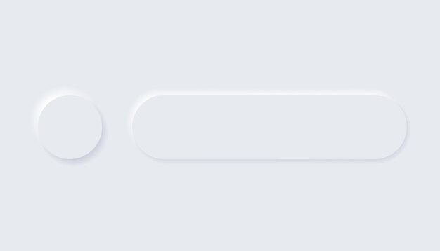 Neumorphic Template Vectors & Illustrations for Free Download