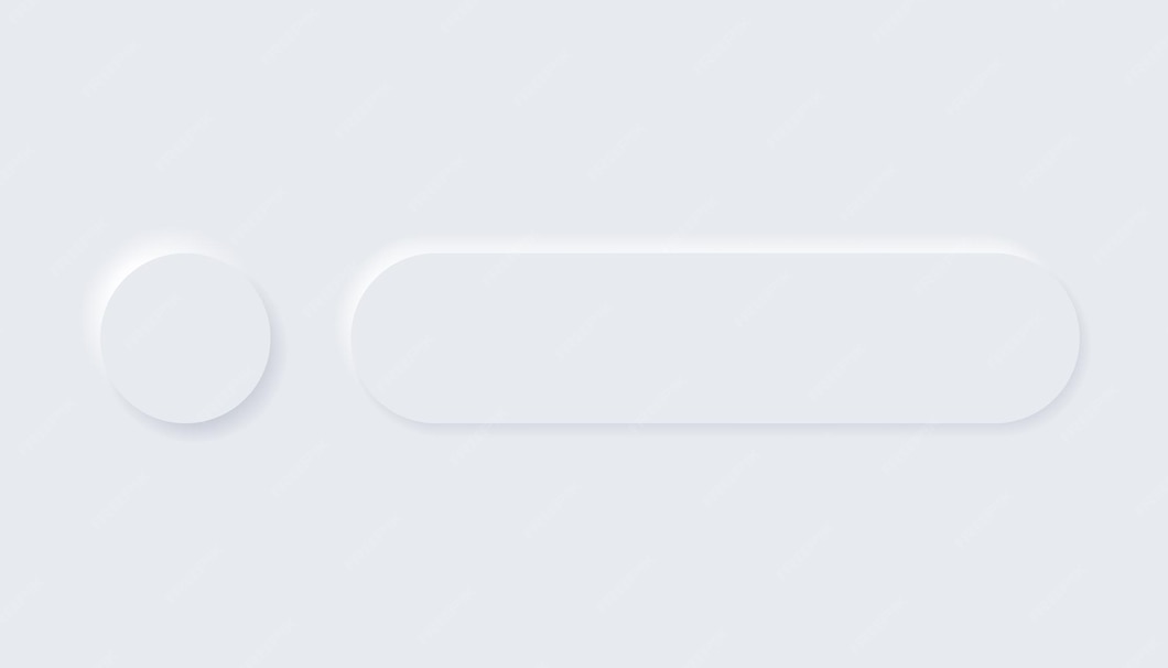 Premium Vector | Neumorphic buttons simple trendy design elements ui ...