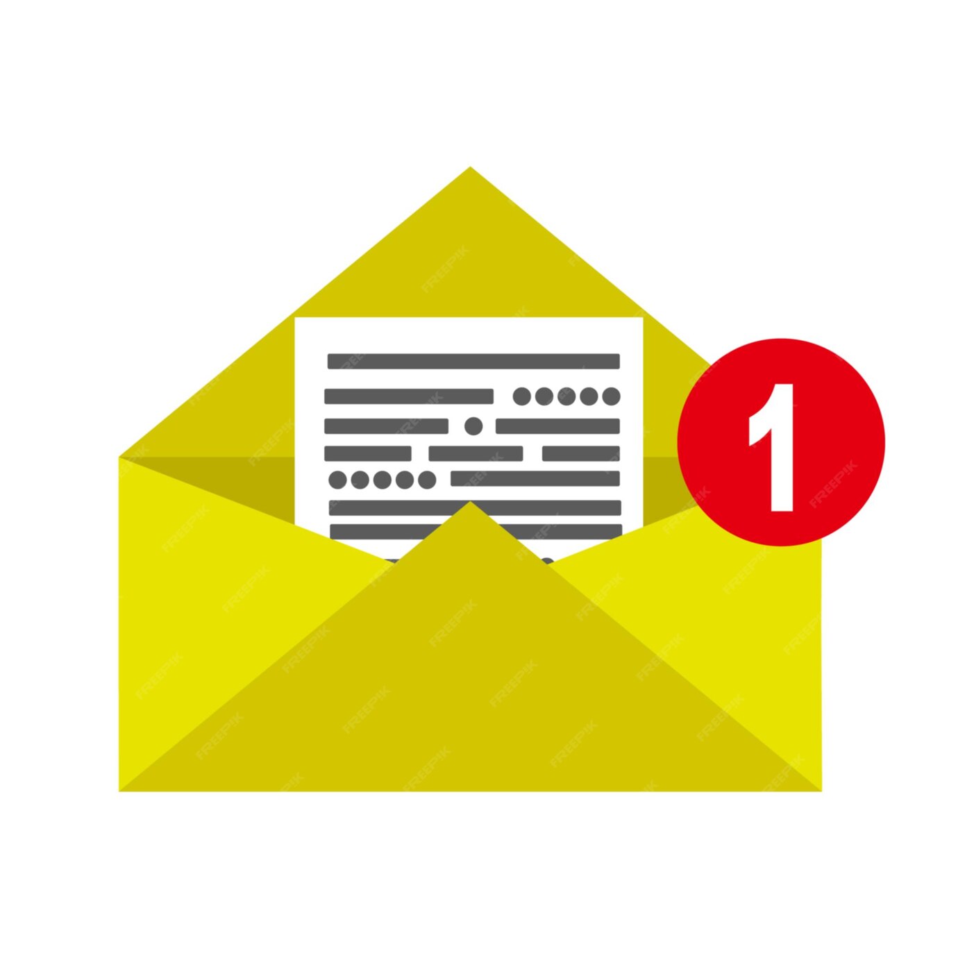 Premium Vector | New incoming messages with notification set open mail ... Premium Vector | New incoming messages with notification set open mail ...