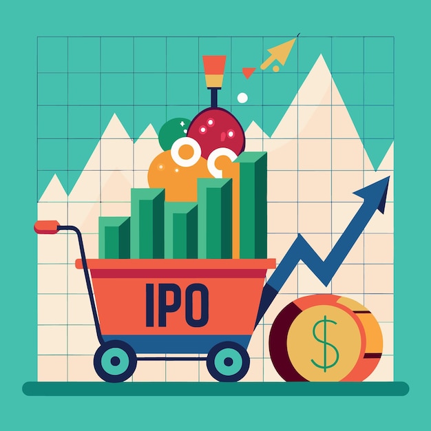 Premium Vector | New stock IPO initial public offering company going ... Premium Vector | New stock IPO initial public offering company going ...