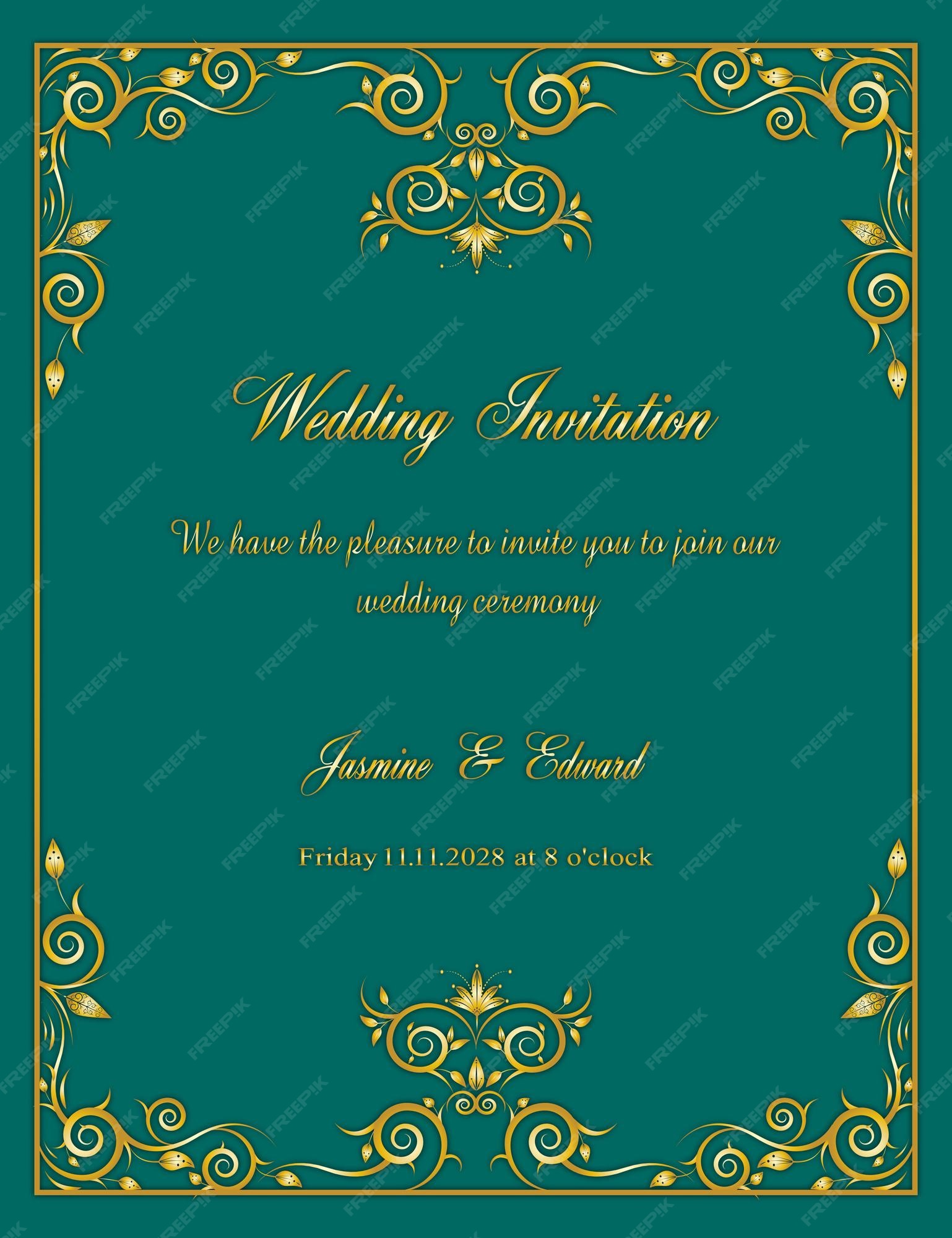 Premium Vector | New style golden floral ornament border frame wedding ... Premium Vector | New style golden floral ornament border frame wedding ...