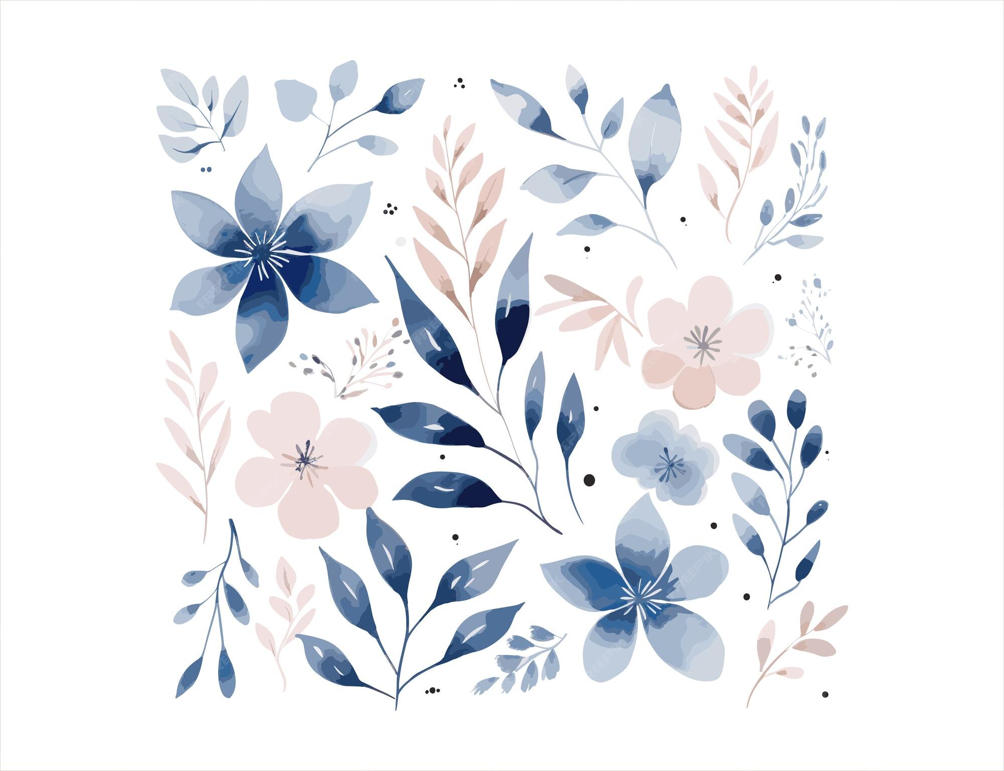 Premium Vector | New watercolor creative floral vector design Premium Vector | New watercolor creative floral vector design
