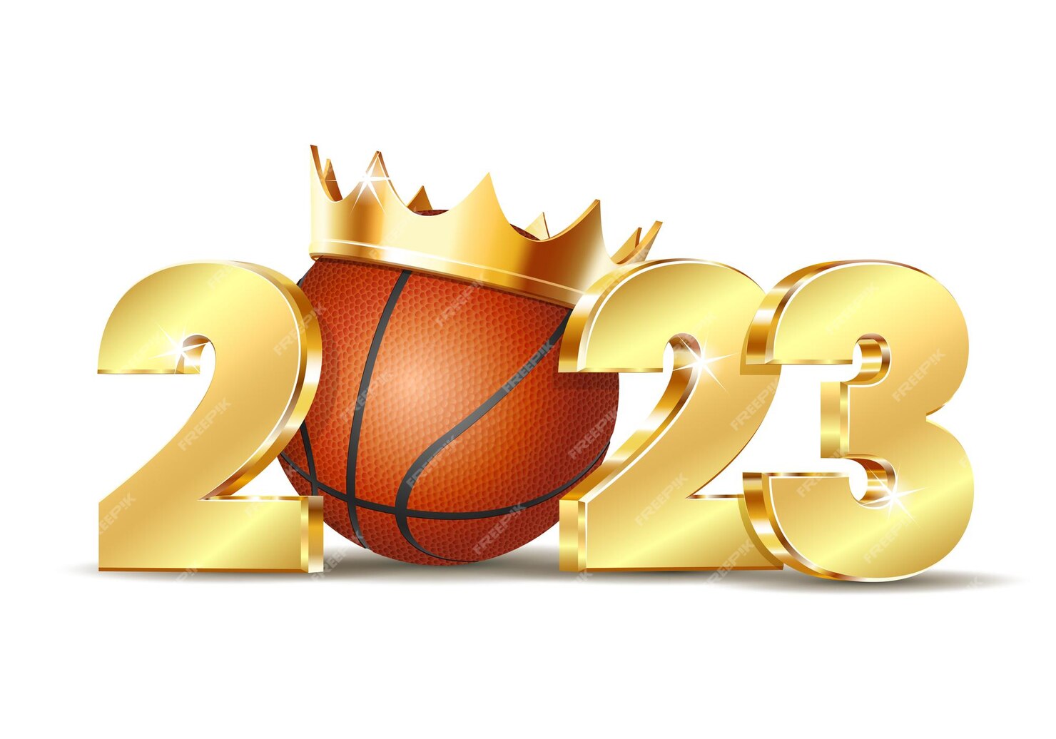 Premium Vector | New year numbers 2023 with basketball ball creative ... Premium Vector | New year numbers 2023 with basketball ball creative ...