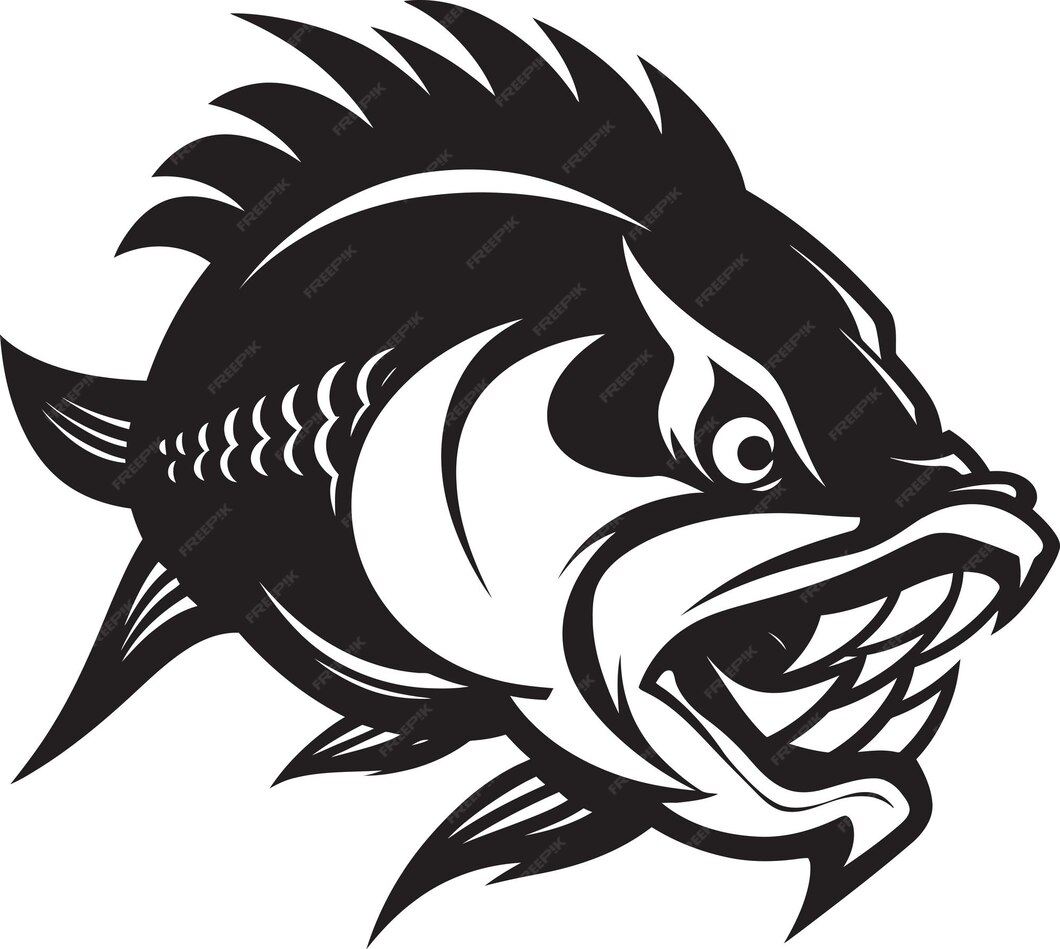 Nightmare Navigator Fear Inducing Fish Icon Sinister Surge Black Fish ... Nightmare Navigator Fear Inducing Fish Icon Sinister Surge Black Fish ...