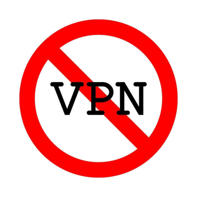 Premium Vector | No vpn icon private network illustration symbol ... Premium Vector | No vpn icon private network illustration symbol ...