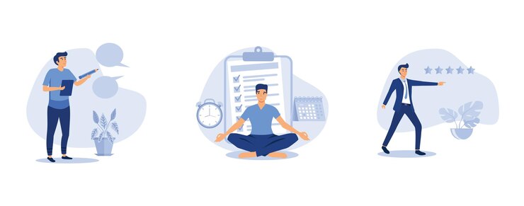 Premium Vector | Note taking or minutes of meeting, businessman ... Premium Vector | Note taking or minutes of meeting, businessman ...