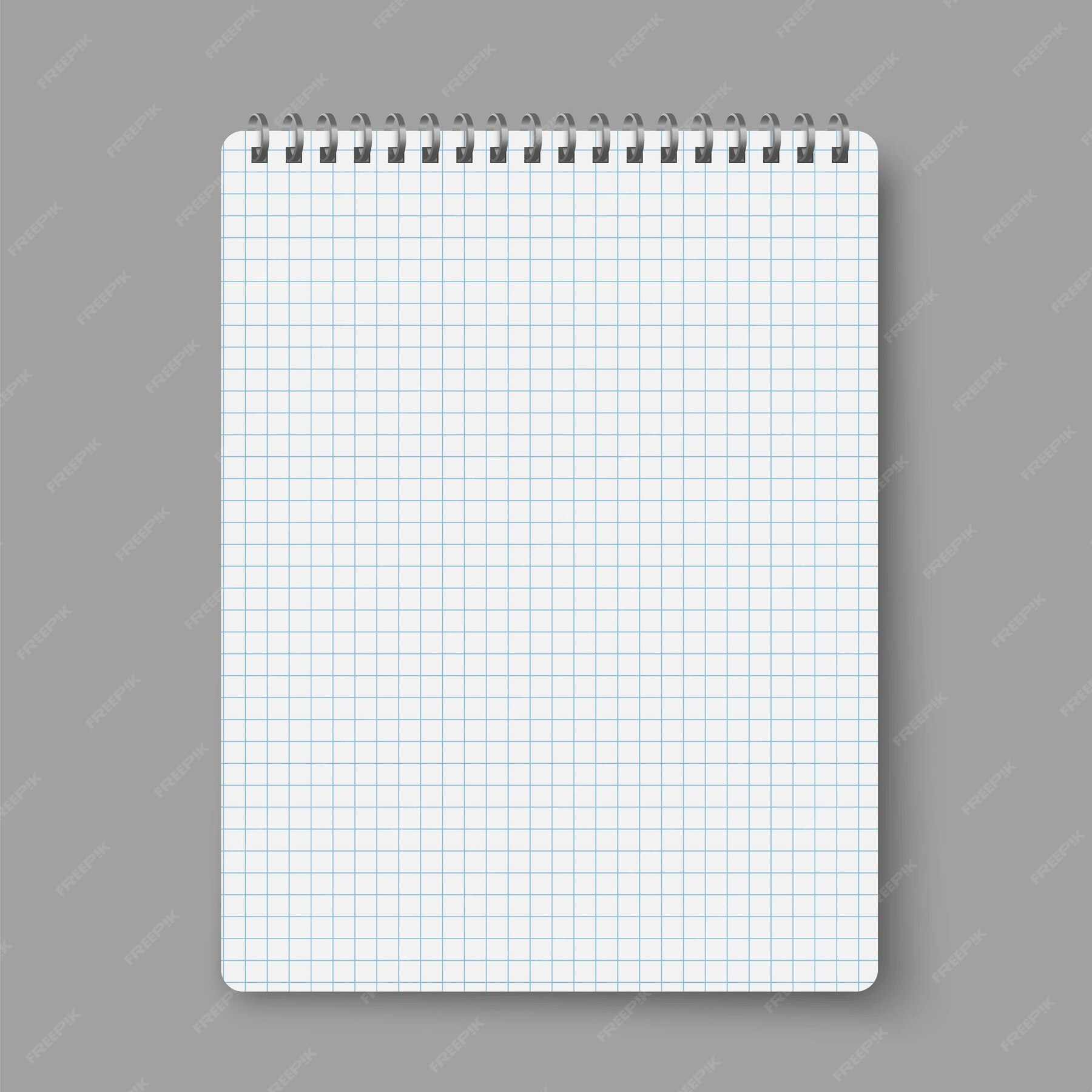 Premium Vector | Notebook line squared dot diary template notepad empty page set vector blank ...