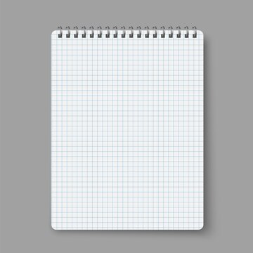 Premium Vector | Notebook line squared dot diary template notepad empty page set vector blank ...